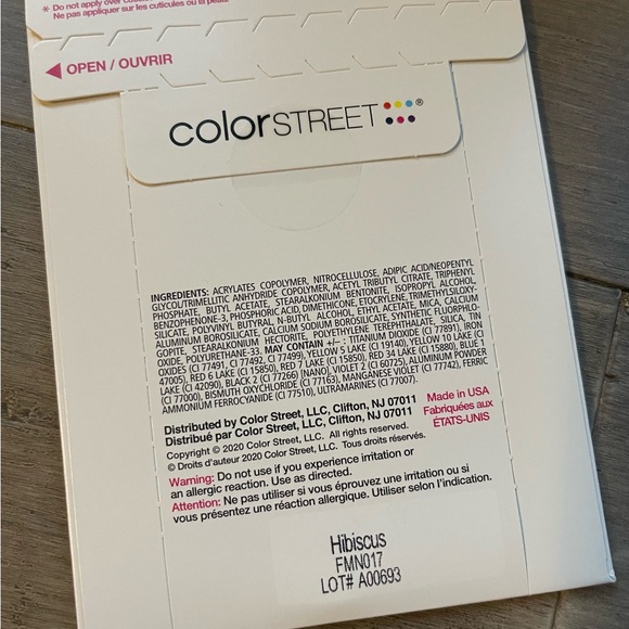 Color Street | Other | Color Street Hibiscus | Poshmark